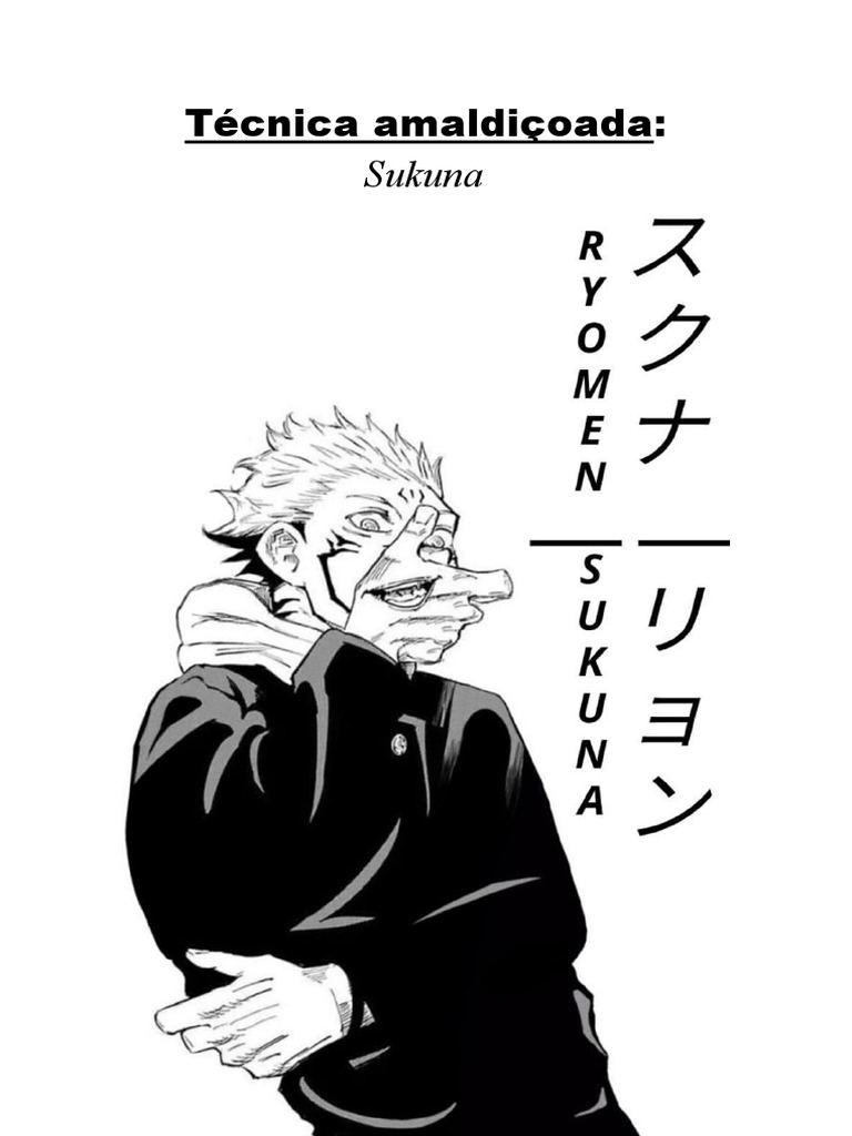 Técnicas Amaldiçoadas de Sukuna | PDF