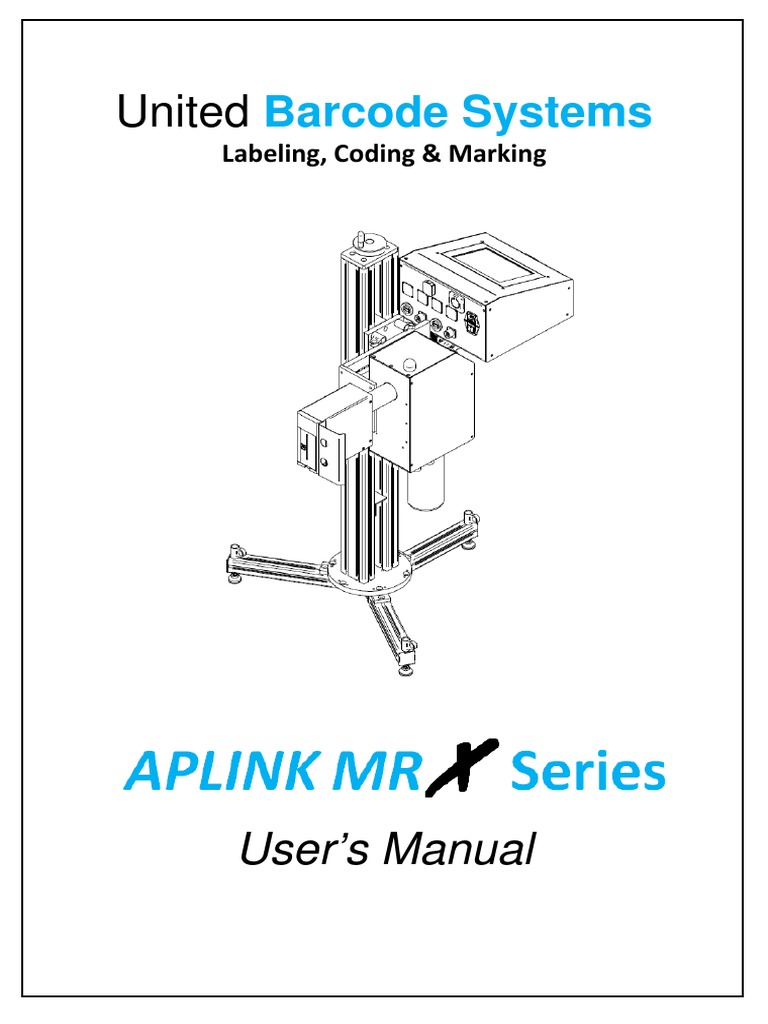 United Barcode System APLINK MRX Series Users Manual Rev 1.2 | PDF ...