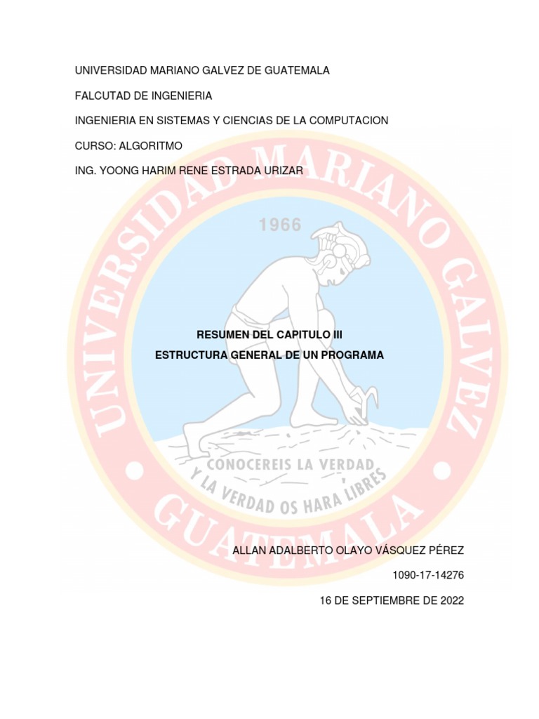 Estructura de Programas en Cómputo | PDF | Lenguaje de programación | Programa de computadora