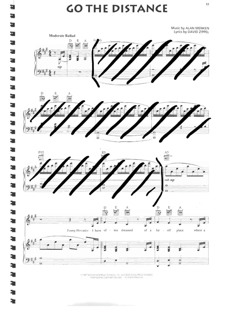 Hercules - Go The Distance | PDF