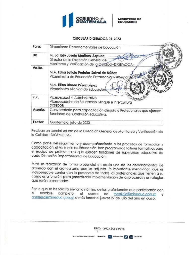 Circular Digemoca 09 2023 | PDF