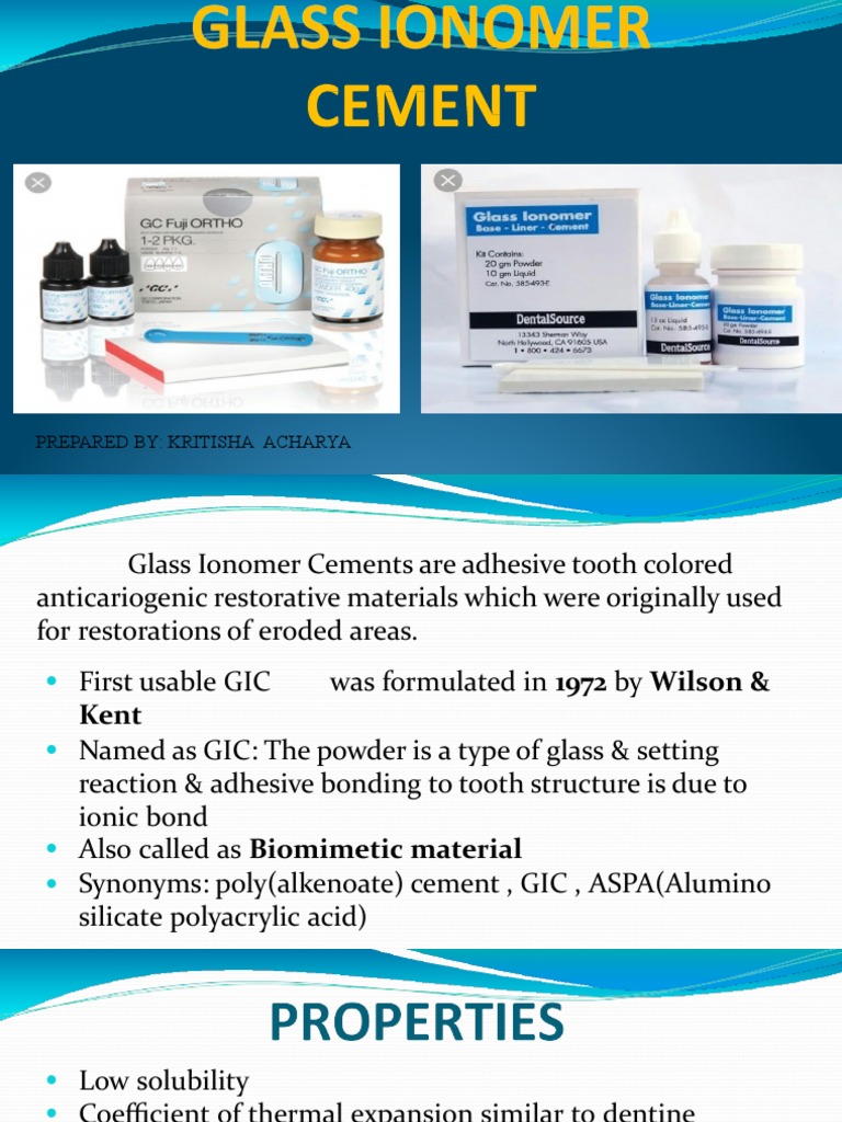 Gic Cements | PDF