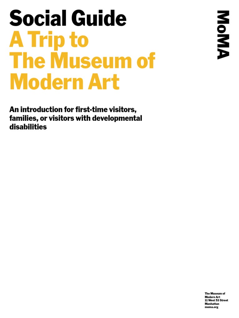 Social Guide To MoMA | PDF | Museum