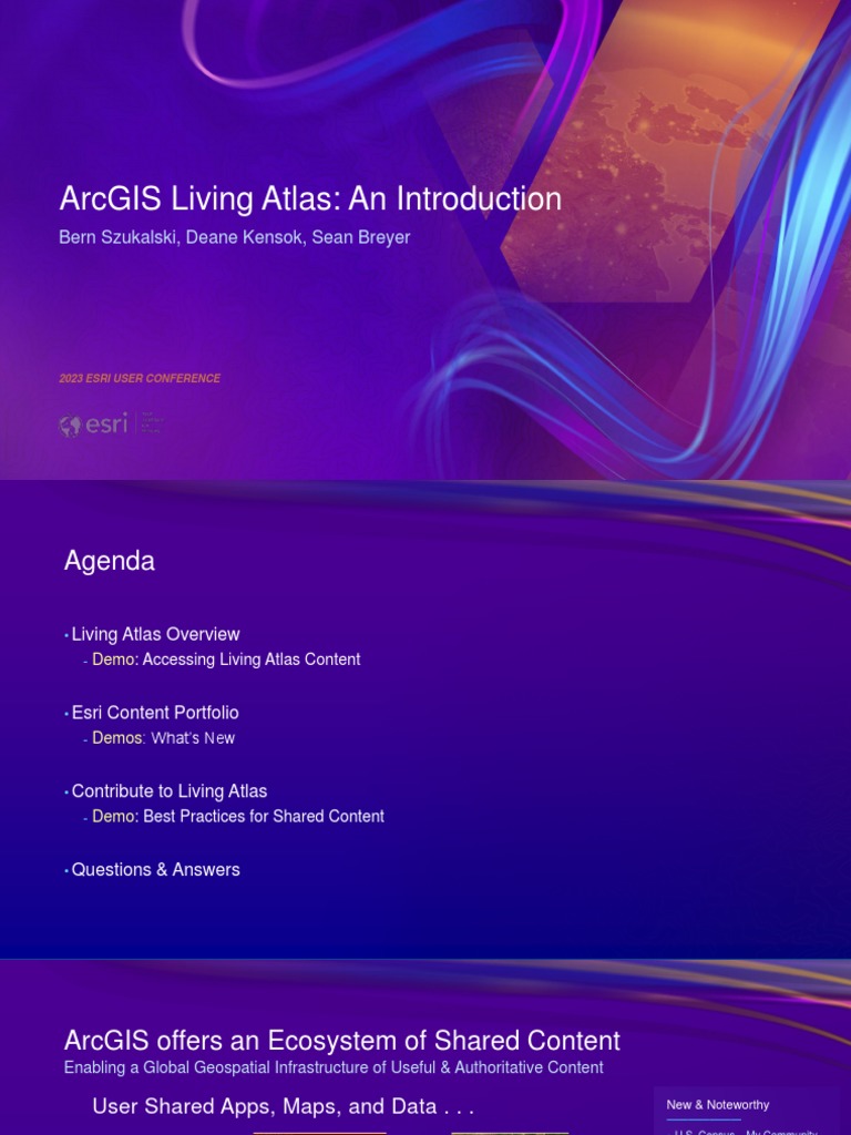 Living Atlas: An Introduction | PDF