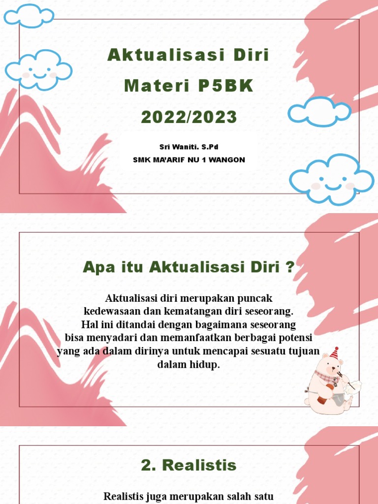 Materi P5 (Aktualisasi Diri) | PDF | Karier & Perkembangan ...