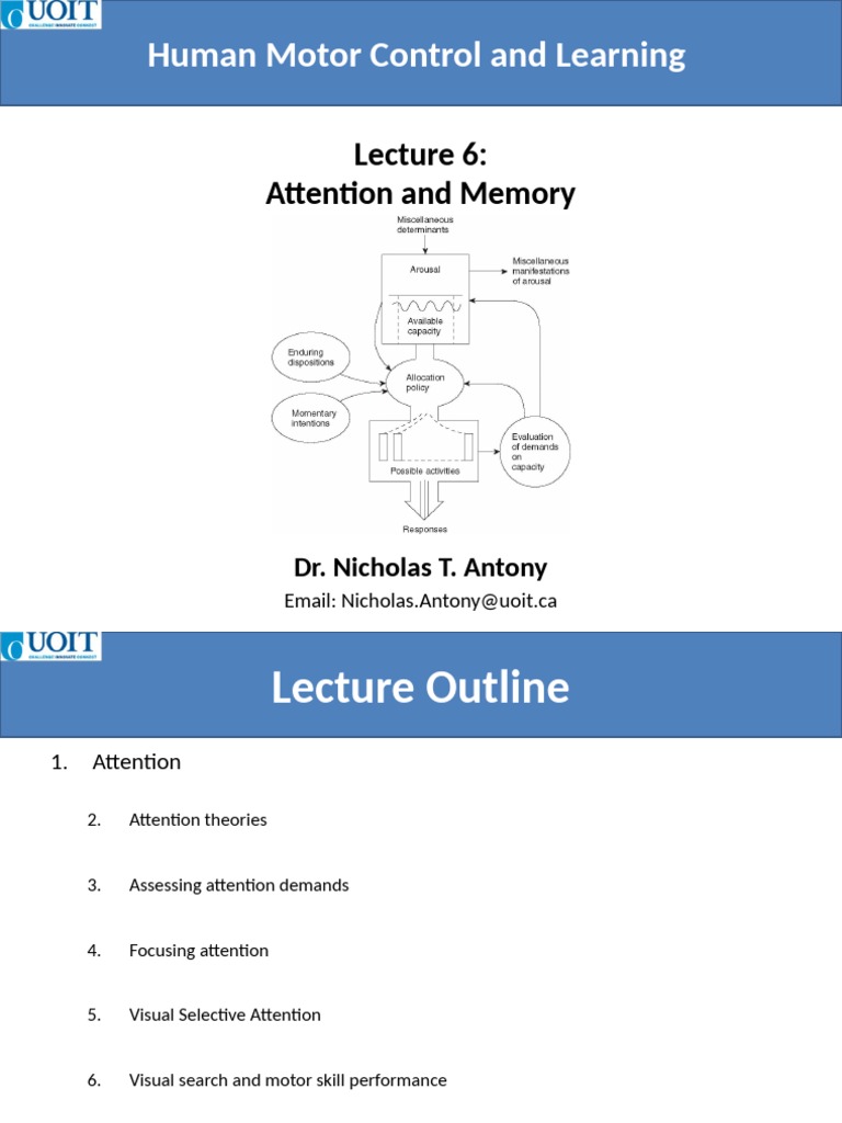 Lesson 6 Attention and Memory v2 | Download Free PDF | Attention | Memory