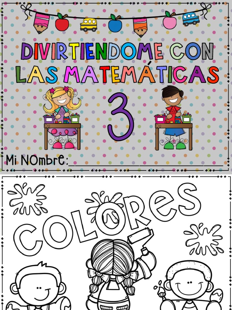 Actividades Divertidas de Matemáticas Preescolar | PDF | Color | Arco iris