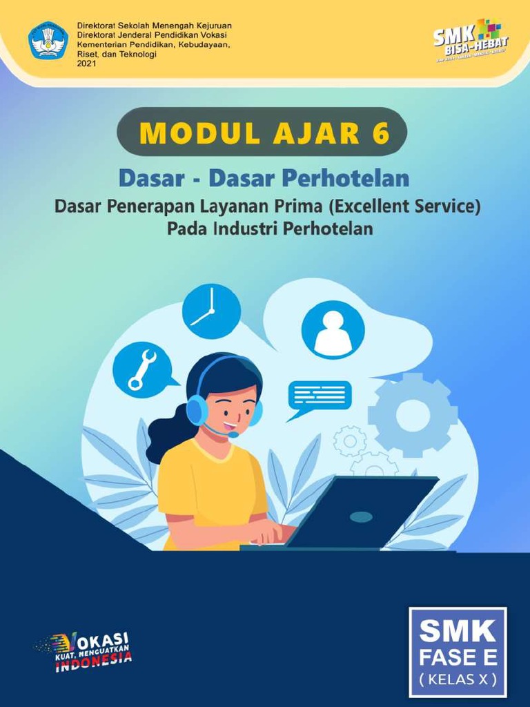 Modul Ajar 6 Dasar-Dasar Perhotelan Dasar Penerapan Layanan Prima Pada Industri Perhotelan | PDF