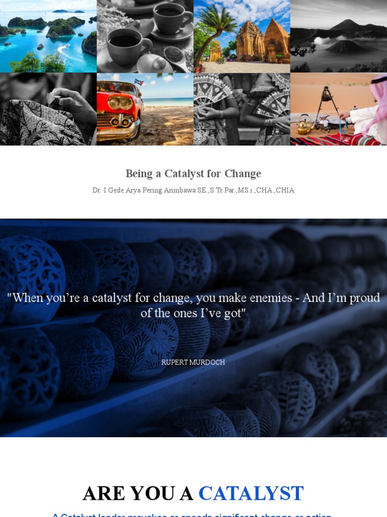 Being A Catalyst For Change | PDF