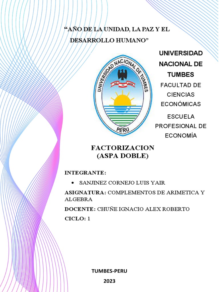 Factorizacion (Aspa Doble) Ultimo Avanze 1 | PDF