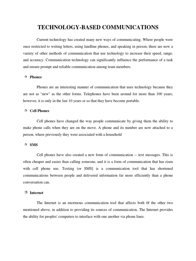 Technology-Driven Communication Methods | PDF | Massive Open Online ...