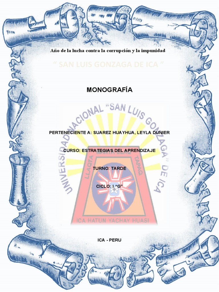 LA Monografía - EJEMPLO | PDF