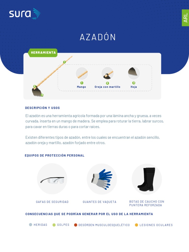 Usos y Tipos de Azadón | PDF