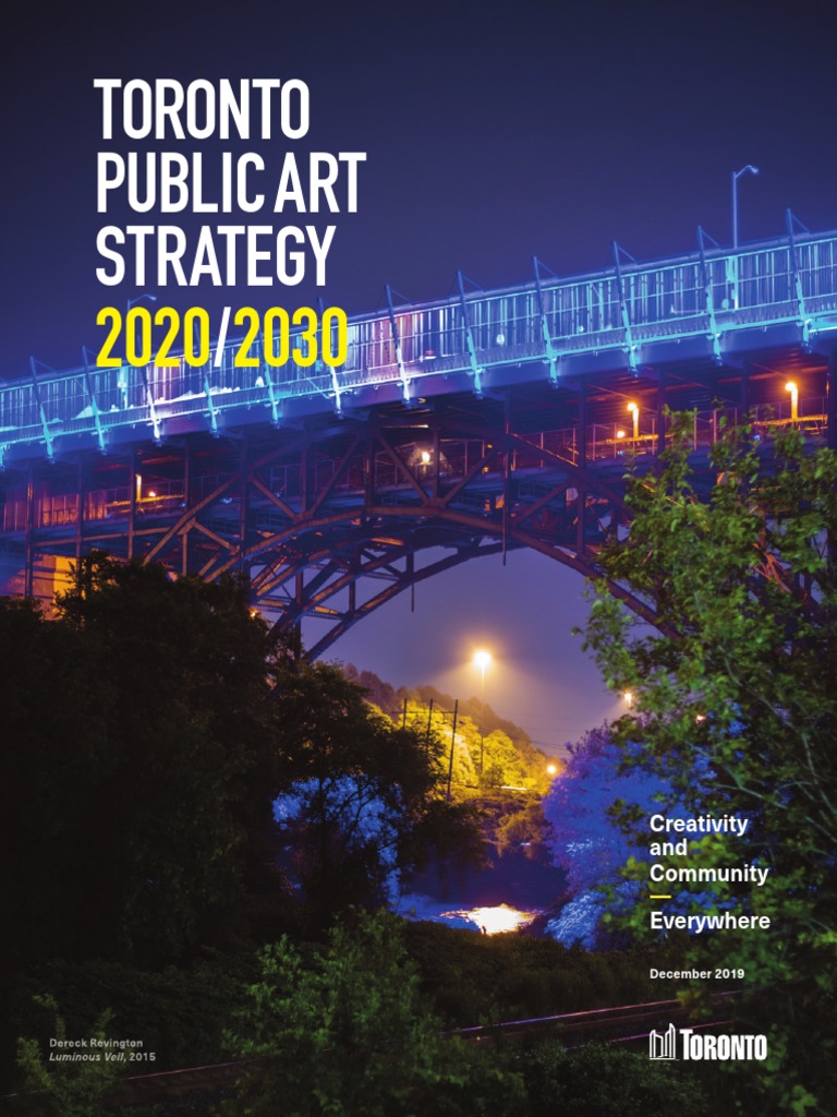 92e1 Toronto Public Art Strategy 2020 2030 | PDF | Social Science