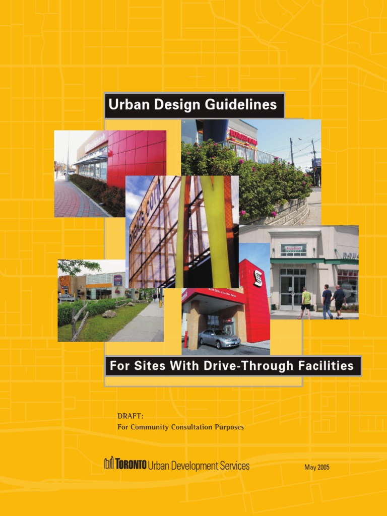 9491 Urban Design Guidelines For Sites With Drive Through Facilities ...