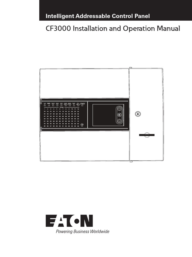 Cooper Yangın Cf3000 Kullanım Kılavuzu | PDF