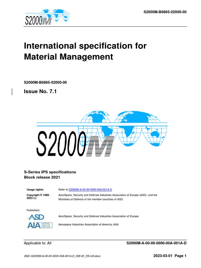 S2000M Issue 7.1 | PDF