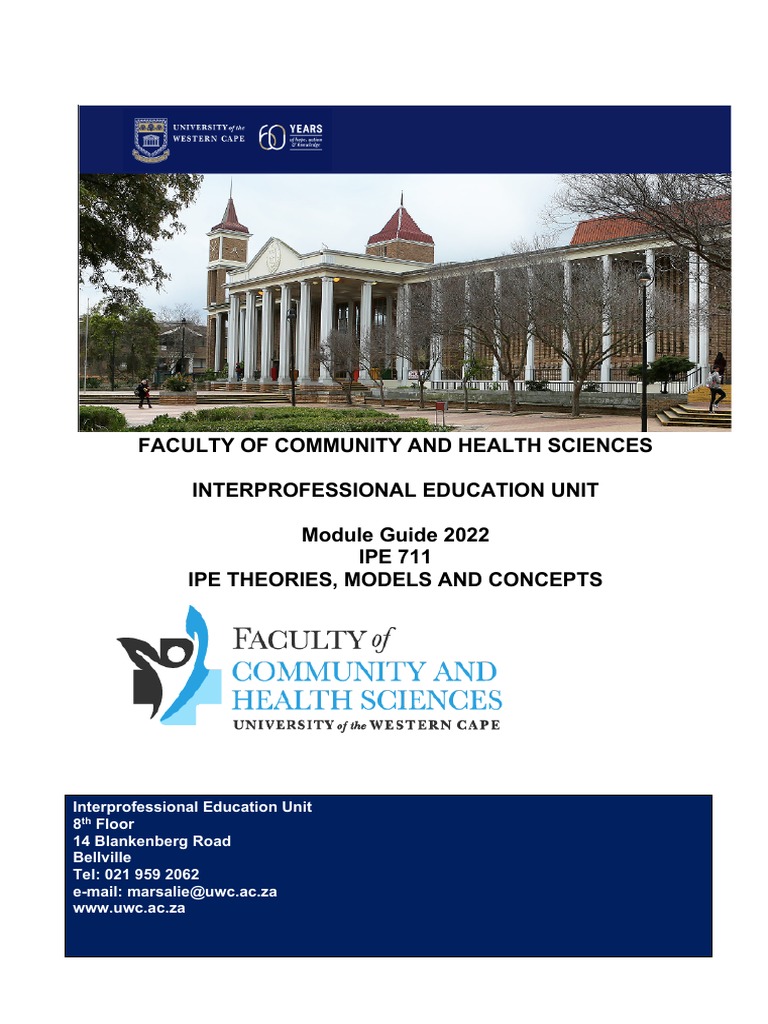 2022 IPE Theories Models and Concepts Module Guide | PDF