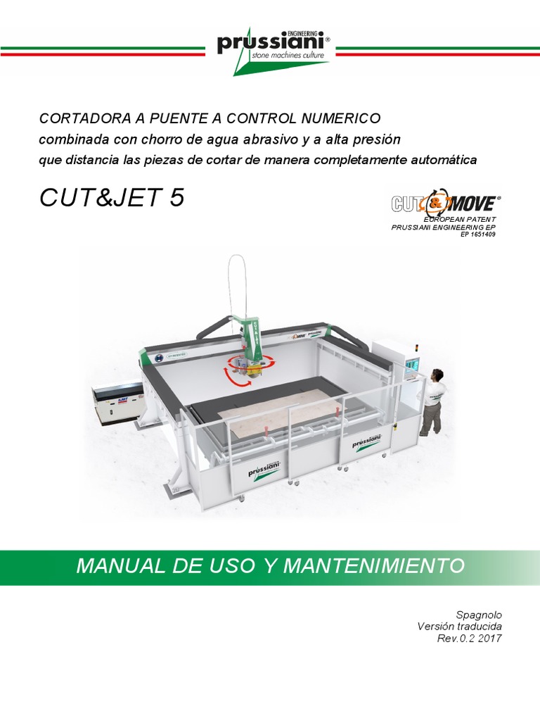 Manual Del Uso y Mantenimiento Máquina | PDF