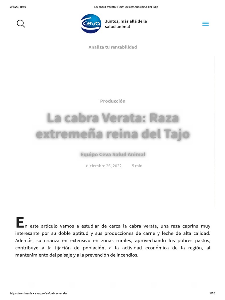 Cabra Verata | PDF