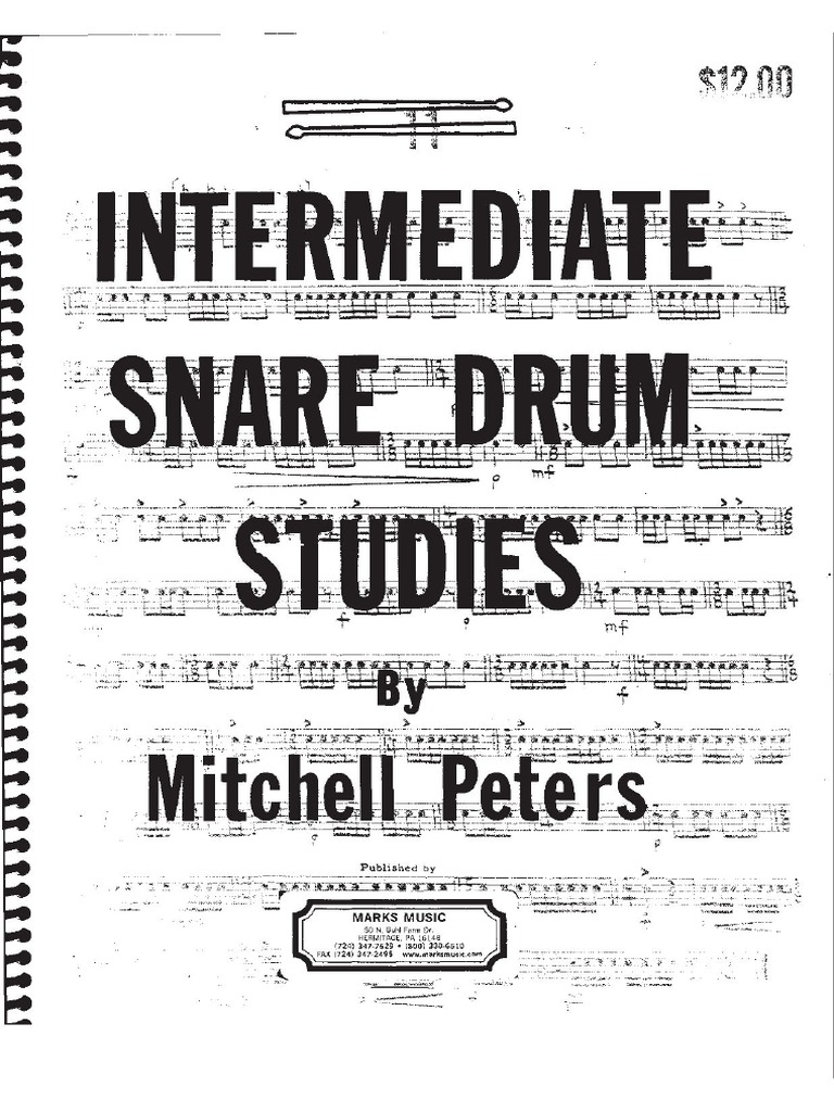Mitchell Peters - Intermediate Snare Drum Studies | PDF