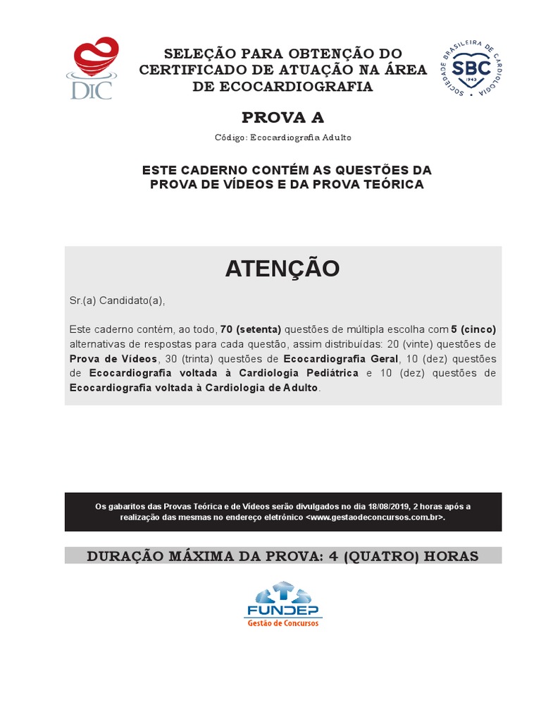 Prova Dic 2019 | PDF