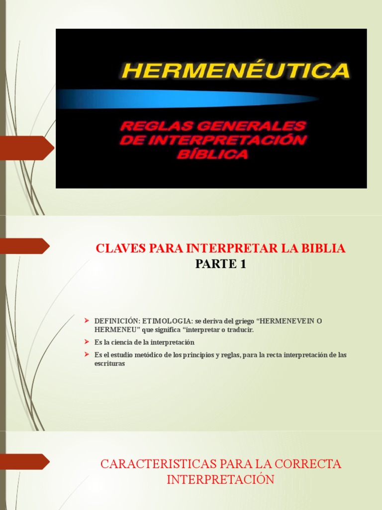 Power Point Hermenéutica | PDF