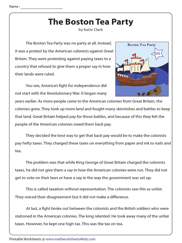 Boston Tea Party | PDF | Thirteen Colonies | The United States