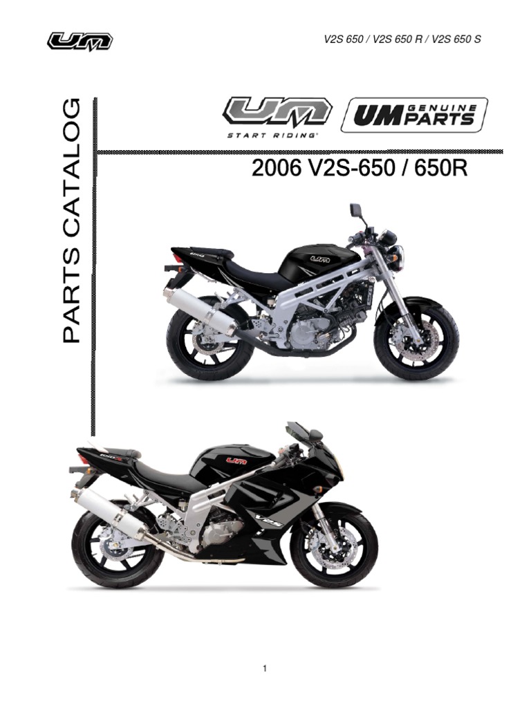 United Motors V2S650R 650R Hyosung United Motors | PDF | Electric Motor ...