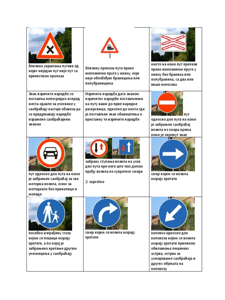 Saobracajna signalizacija | PDF