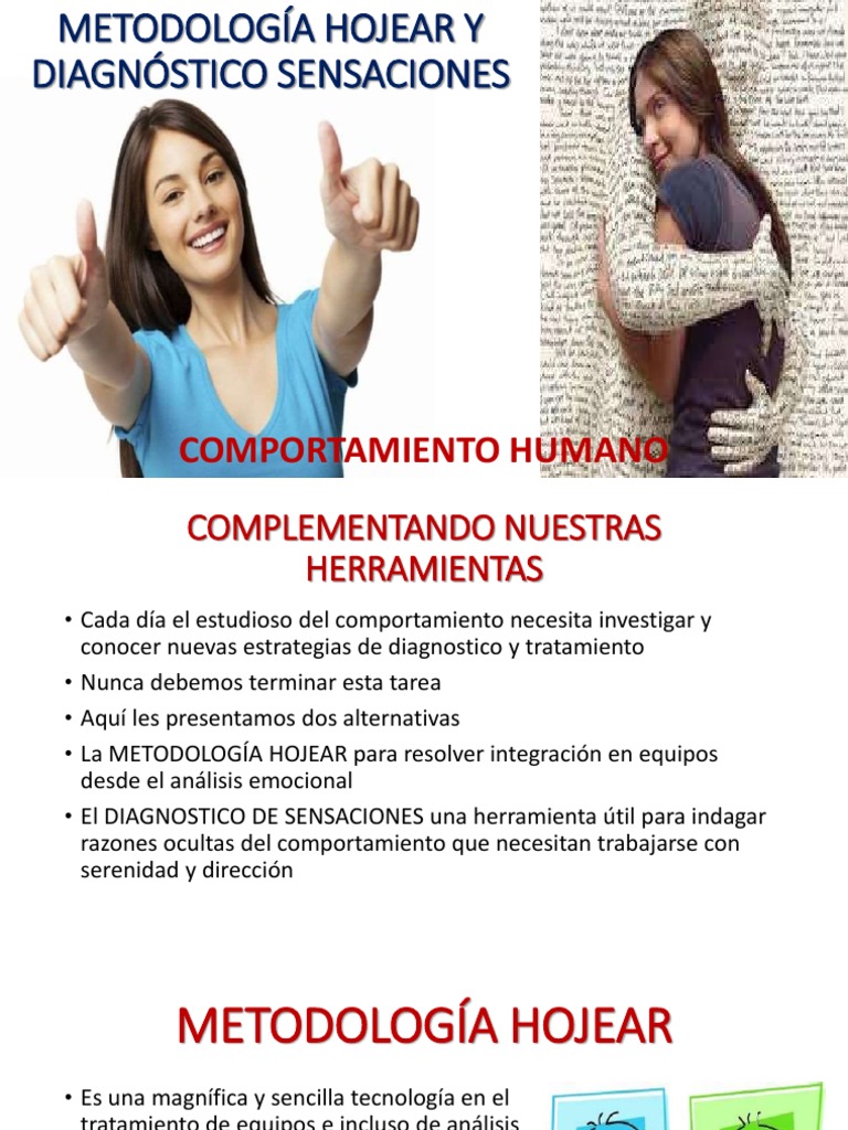 Metodología Hojear y Diagnóstico Sensaciones | PDF | Comportamiento | Las emociones