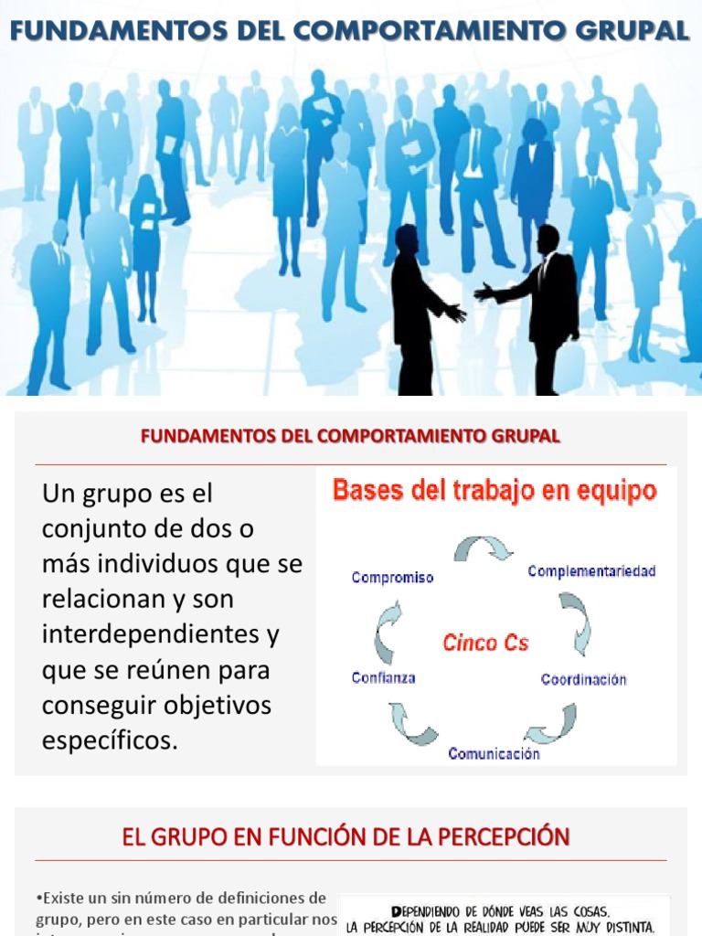 Fundamentos Del Comportamiento de Grupo | Descargar gratis PDF | Motivación | Motivacional