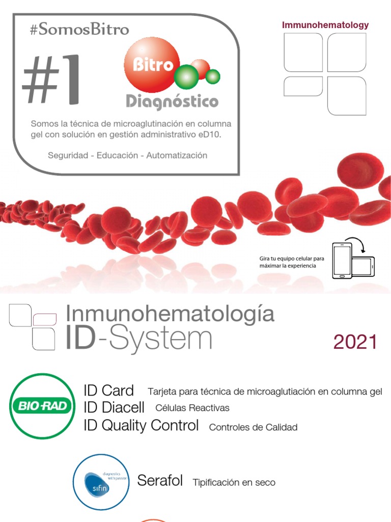 Inmunohematologia | PDF | Tipo de sangre | Sangre