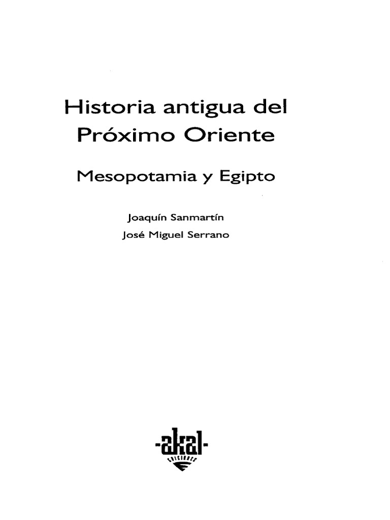 Historia Antigua Del Proximo Oriente Mesopotamia-Y-Egipto Unlocked | PDF