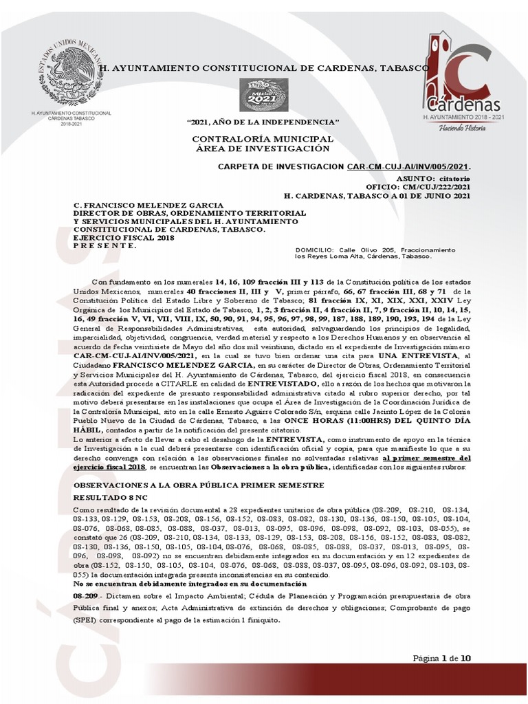 Ejercicio 2018 | PDF