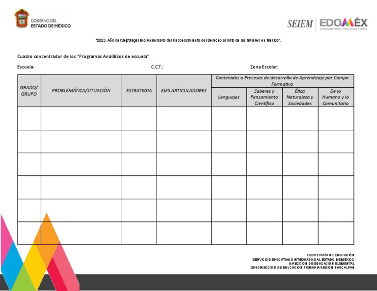 Cuadro Concentrador Word - 093048 | PDF