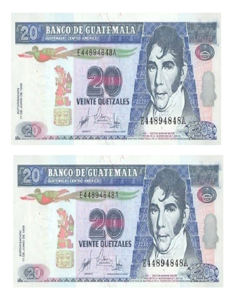 Billete de Guatemala | PDF