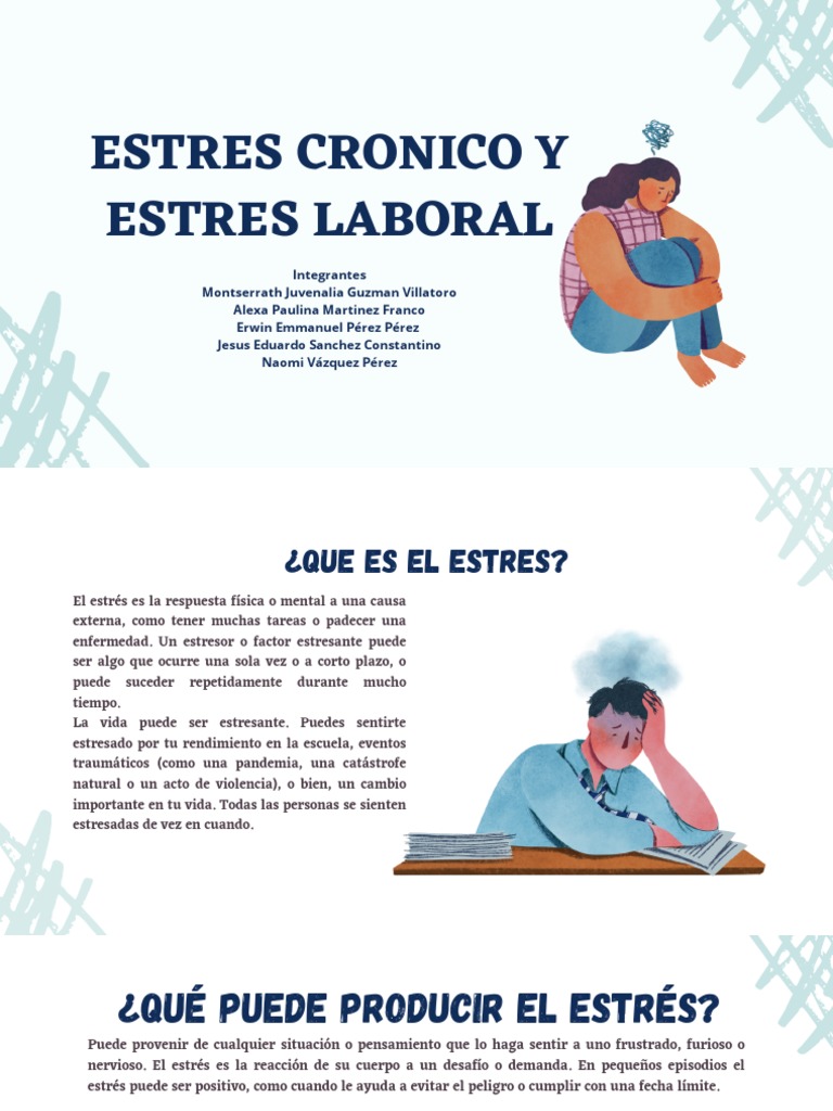 Estrés Crónico y Laboral: Causas y Soluciones | PDF | Estrés (biología ...