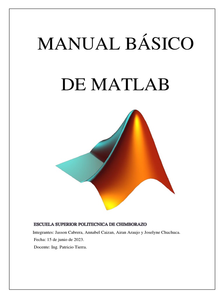 Guia De Matlab Pdf Matriz Matemáticas Trigonometría 