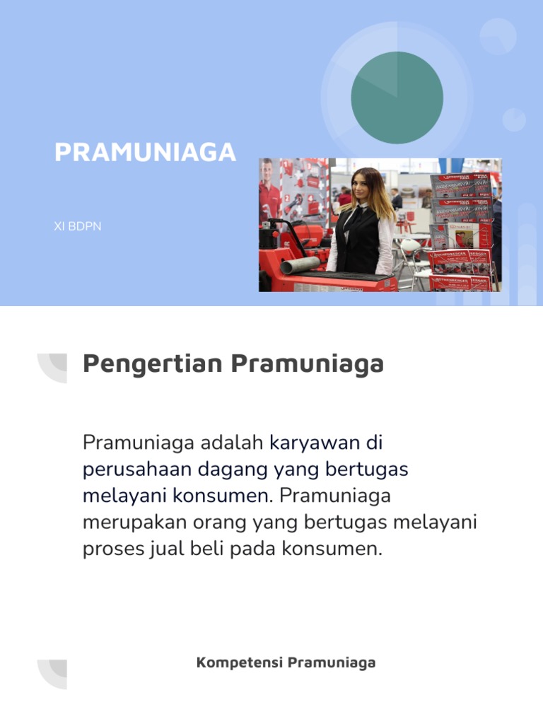 Tugas dan Perawatan Pramuniaga | PDF