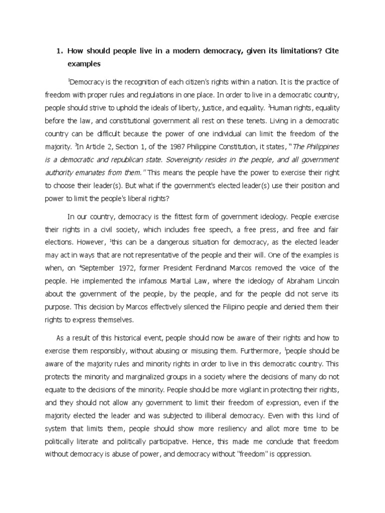 PPG - Democracy Documents (HUMSS) | PDF | Politics | History