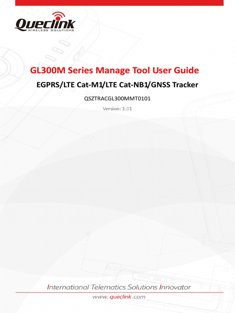 GL300M Series Manage Tool User Guide - V1.01 | PDF | Microsoft Windows | Menu (Computing)