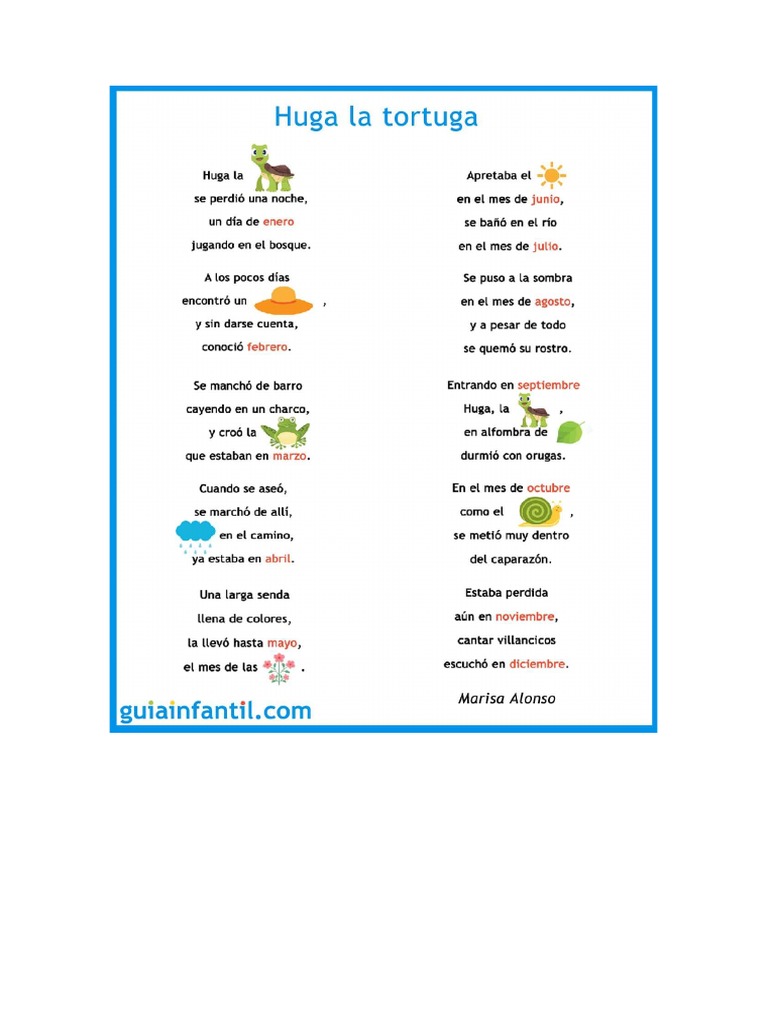 HUGA LA TORTUGA | PDF