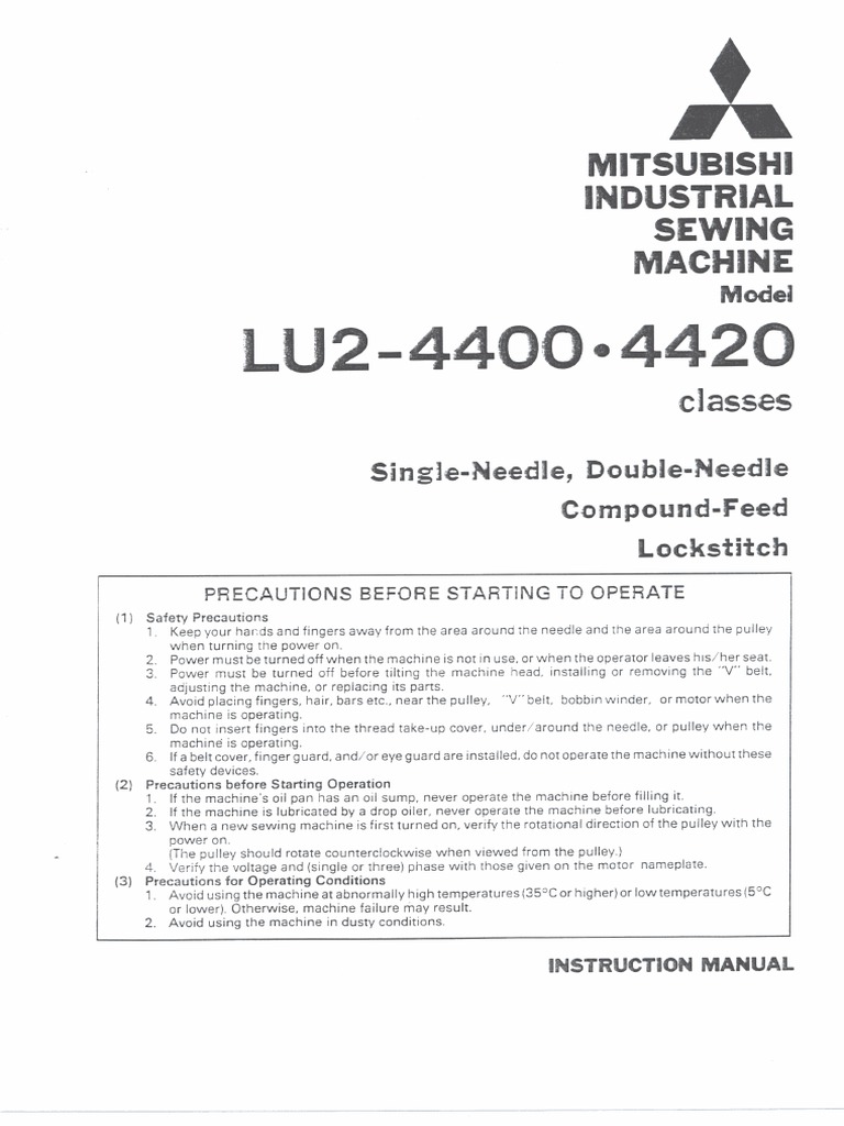 LU2 4400 InstructionManual | PDF