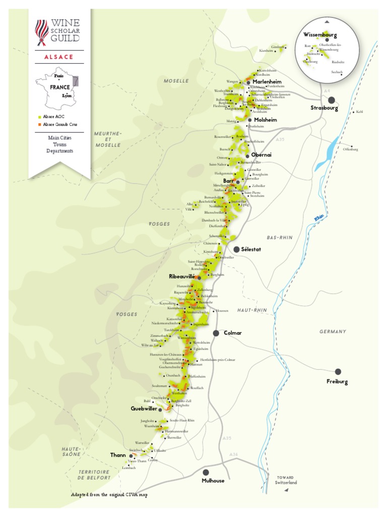 Alsace Map | PDF