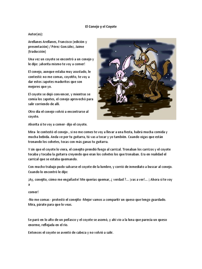 El Conejo y El Coyote | PDF
