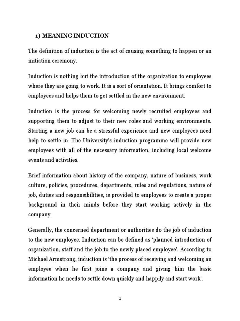 Meaning Induction | PDF