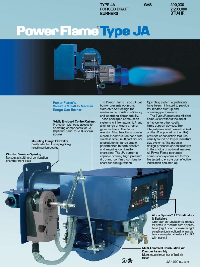 JA Gas PF | PDF | Combustion | Valve