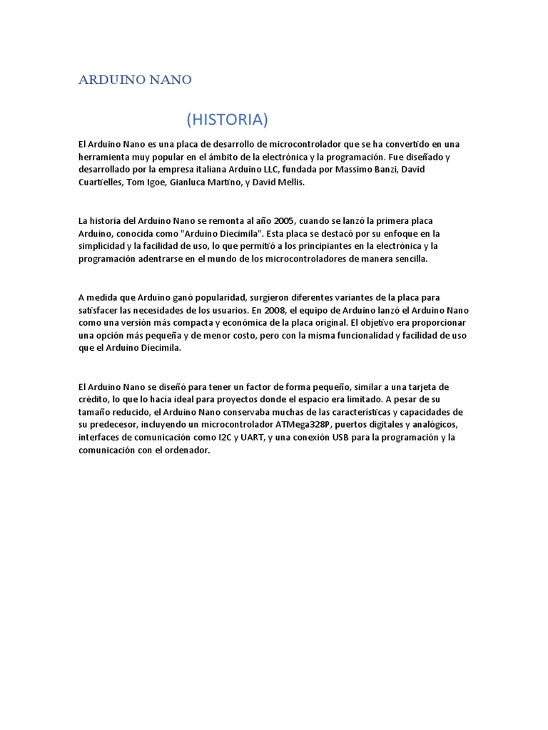 Arduino | PDF | Arduino | Informática Arduino | PDF | Arduino | Informática