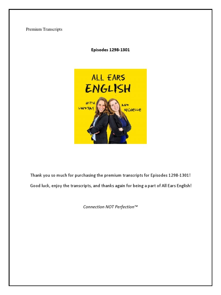 Transcripts-Episodes Lee | PDF | English Language | Human Communication